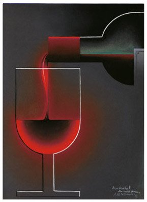 Retro Vintage Plakat - Nicolas profil, Cassandre