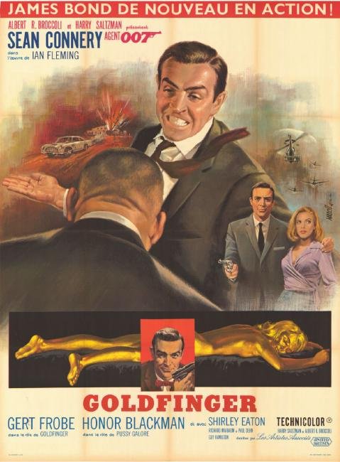 Agent 007 - Goldfinger - Franske - FilmPlakaten.Com