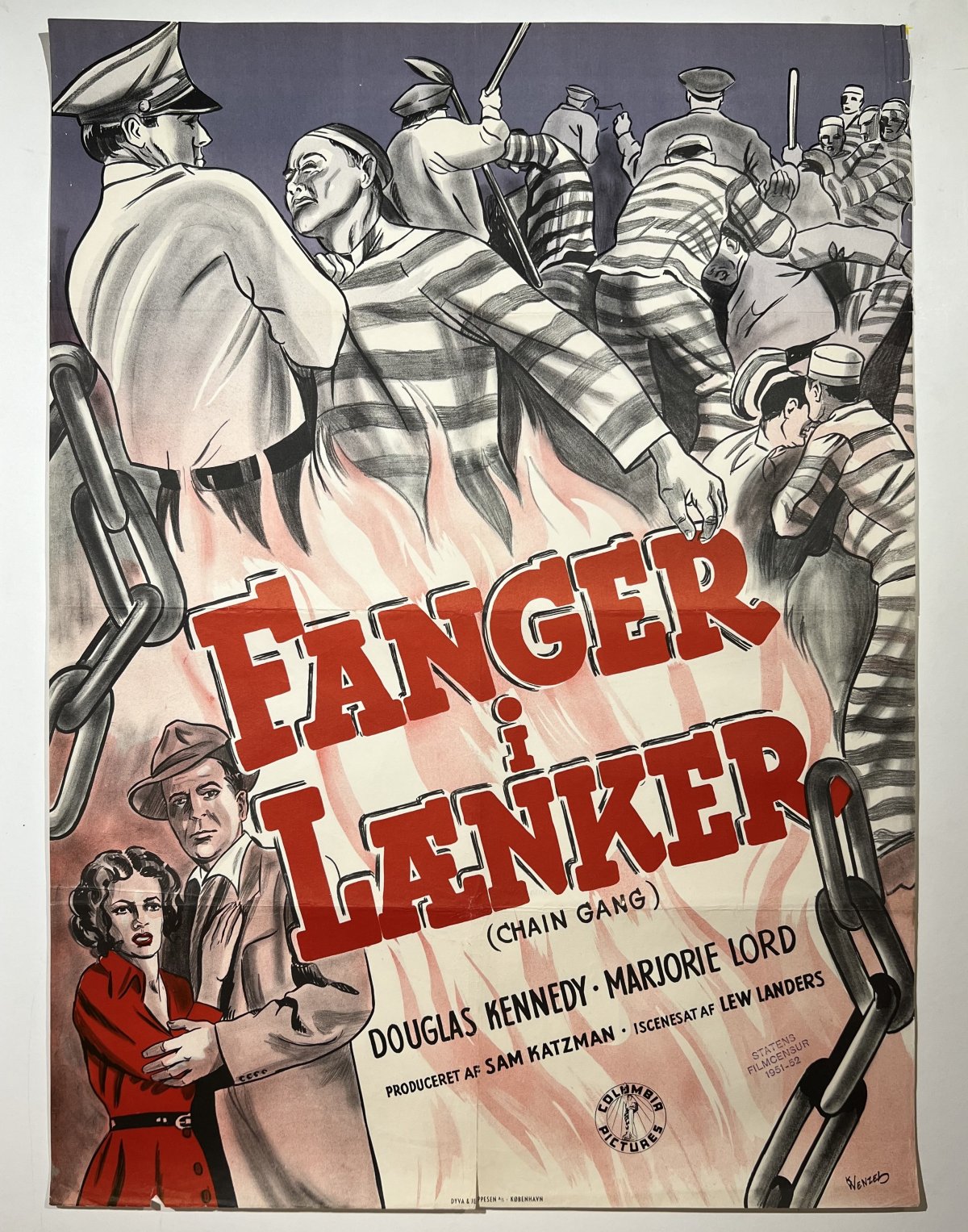 Fanger i lænker - Action - FilmPlakaten.Com