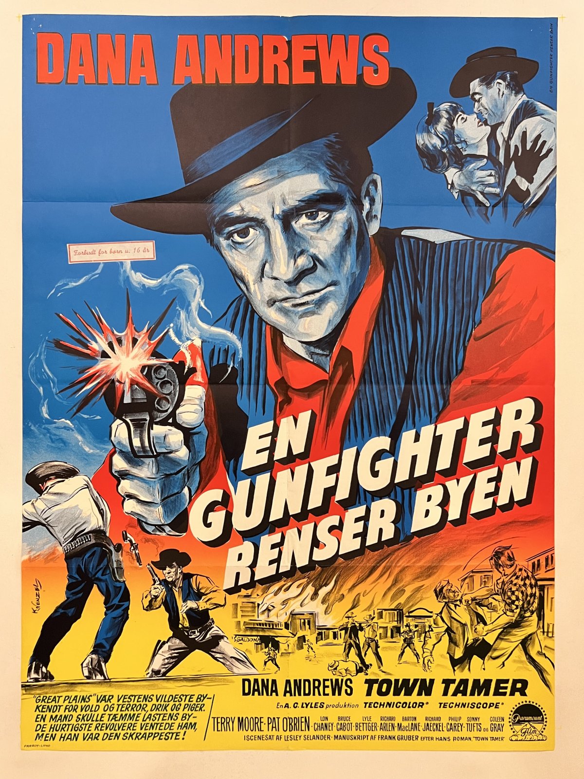 En Gunfighter Renser Byen - Western - FilmPlakaten.Com