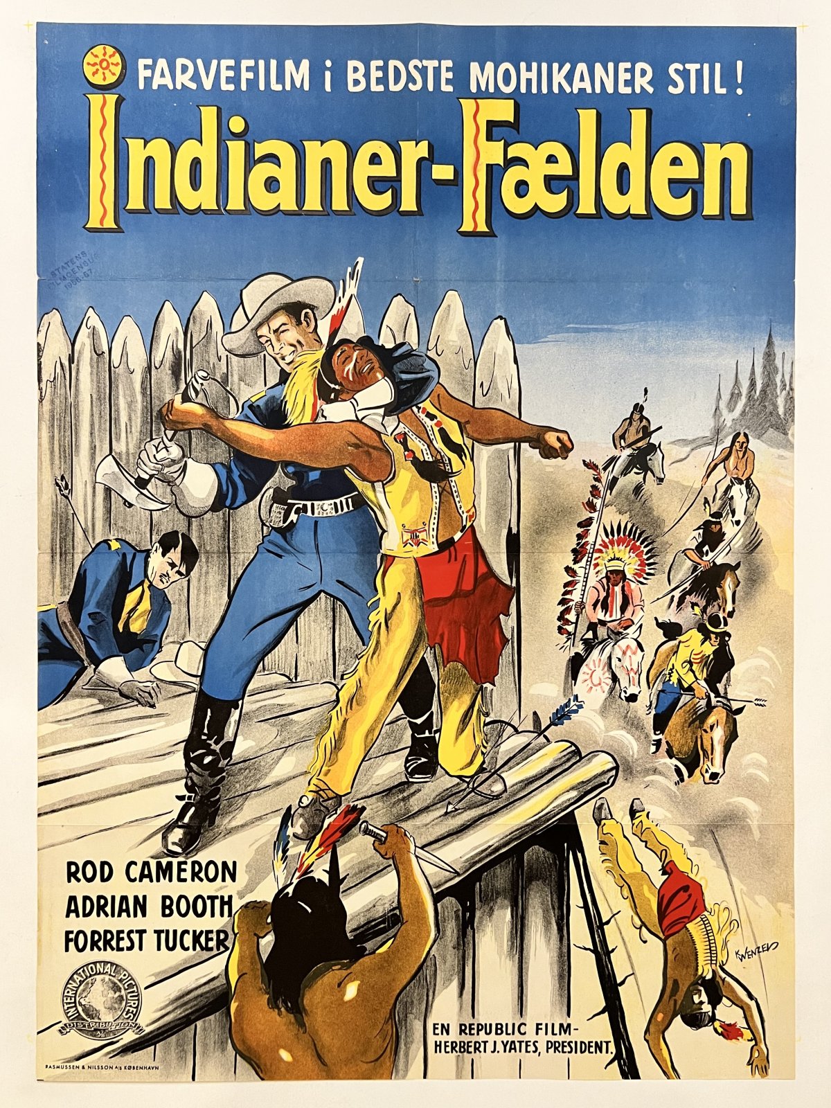 Indianer-fælden - Western - FilmPlakaten.Com