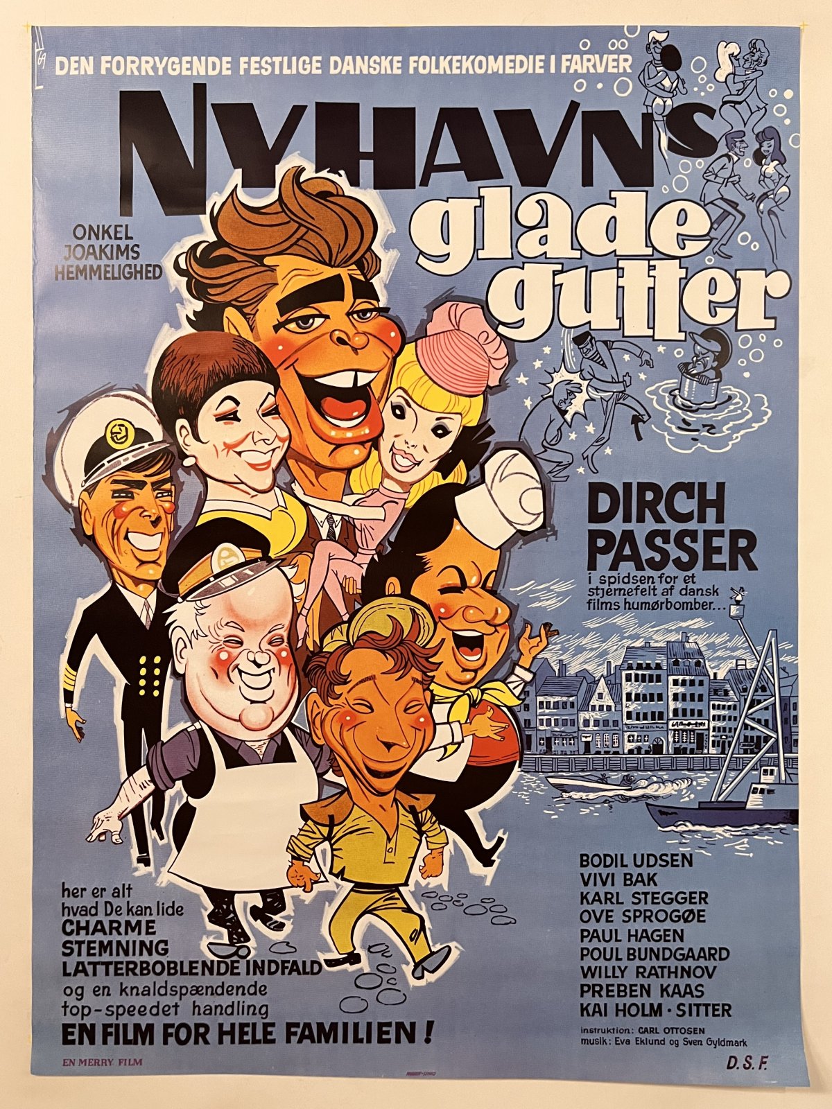 Nyhavns Glade Gutter - Dirch Passer - FilmPlakaten.Com