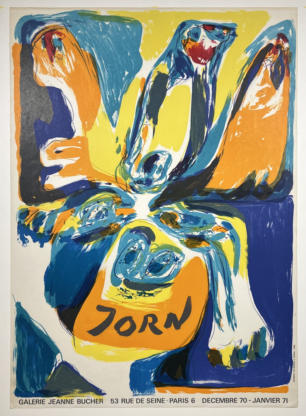 Original Plakat - Asger Jorn - Kunst Plakater - FilmPlakaten.Com
