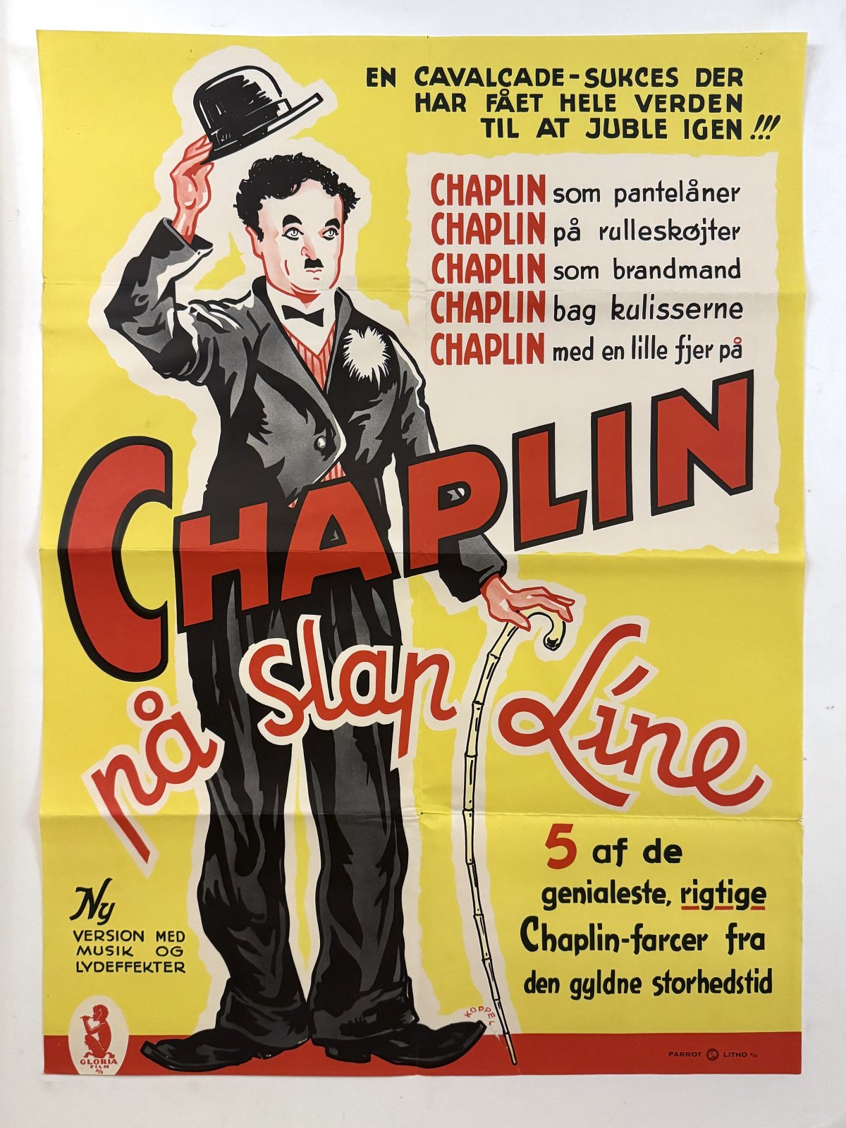 Chaplin På Slap Line - Komedie - FilmPlakaten.Com