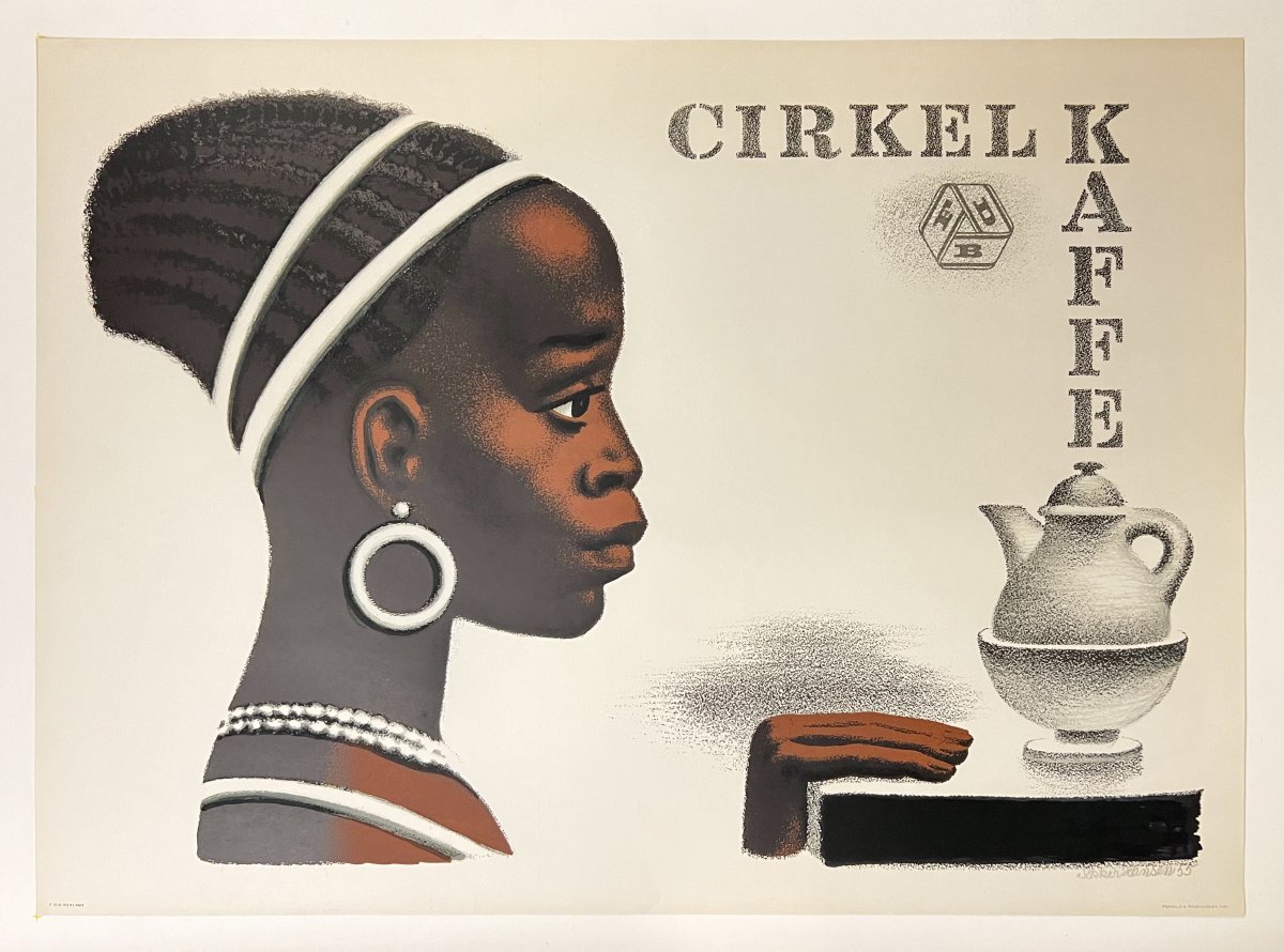 Original Plakat - FDB Cirkel Kaffe - Mad & Drikke - FilmPlakaten.Com