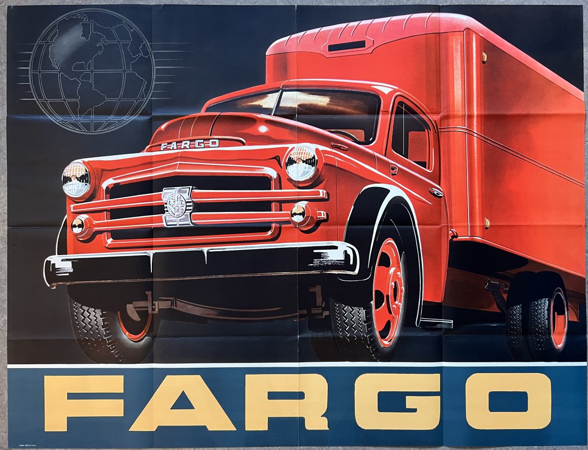 Original Plakat - Fargo Trucks - Transport - FilmPlakaten.Com