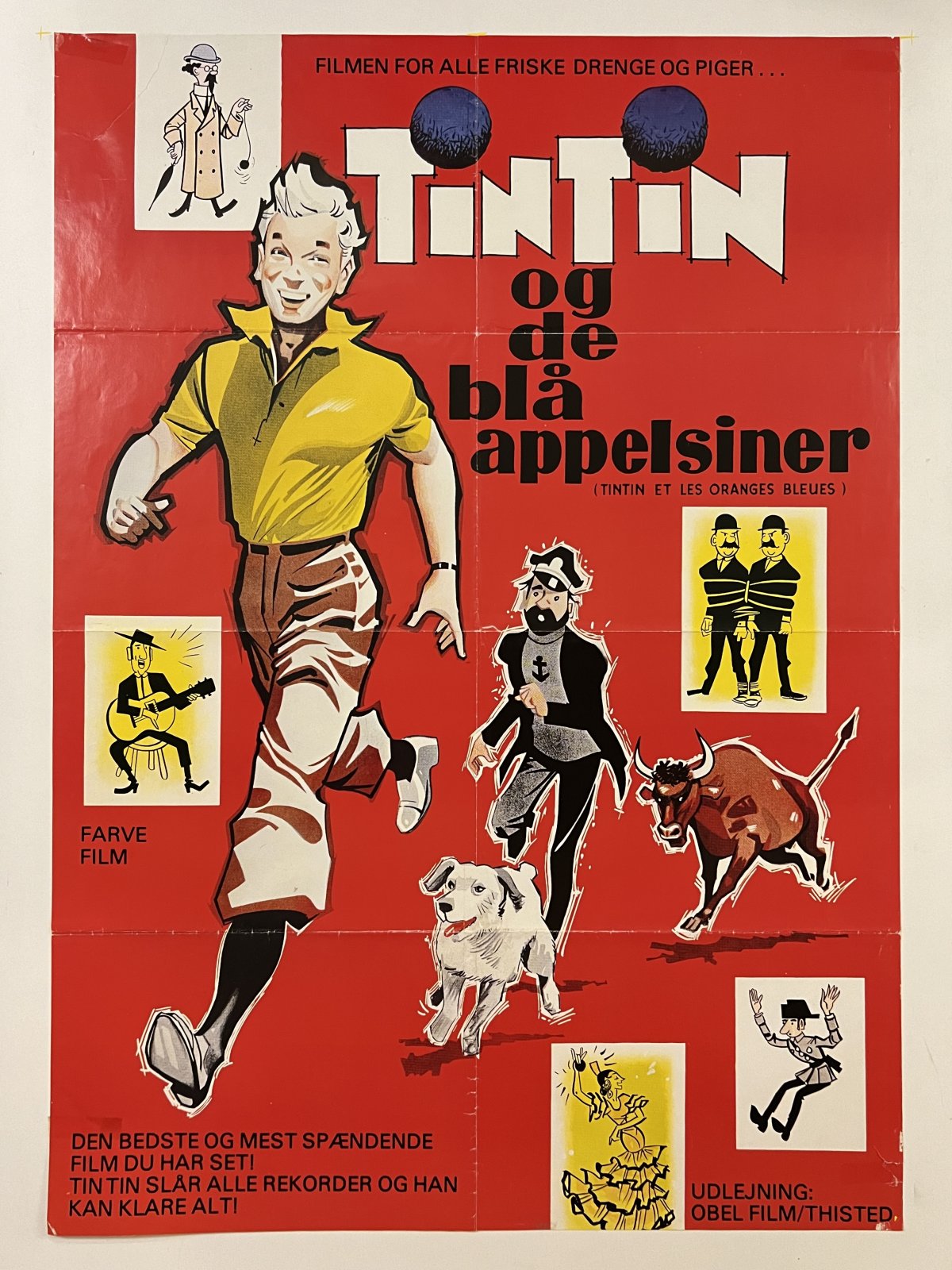 Tintin Og De Blå Appelsiner - Tegne- & Familiefilm - FilmPlakaten.Com
