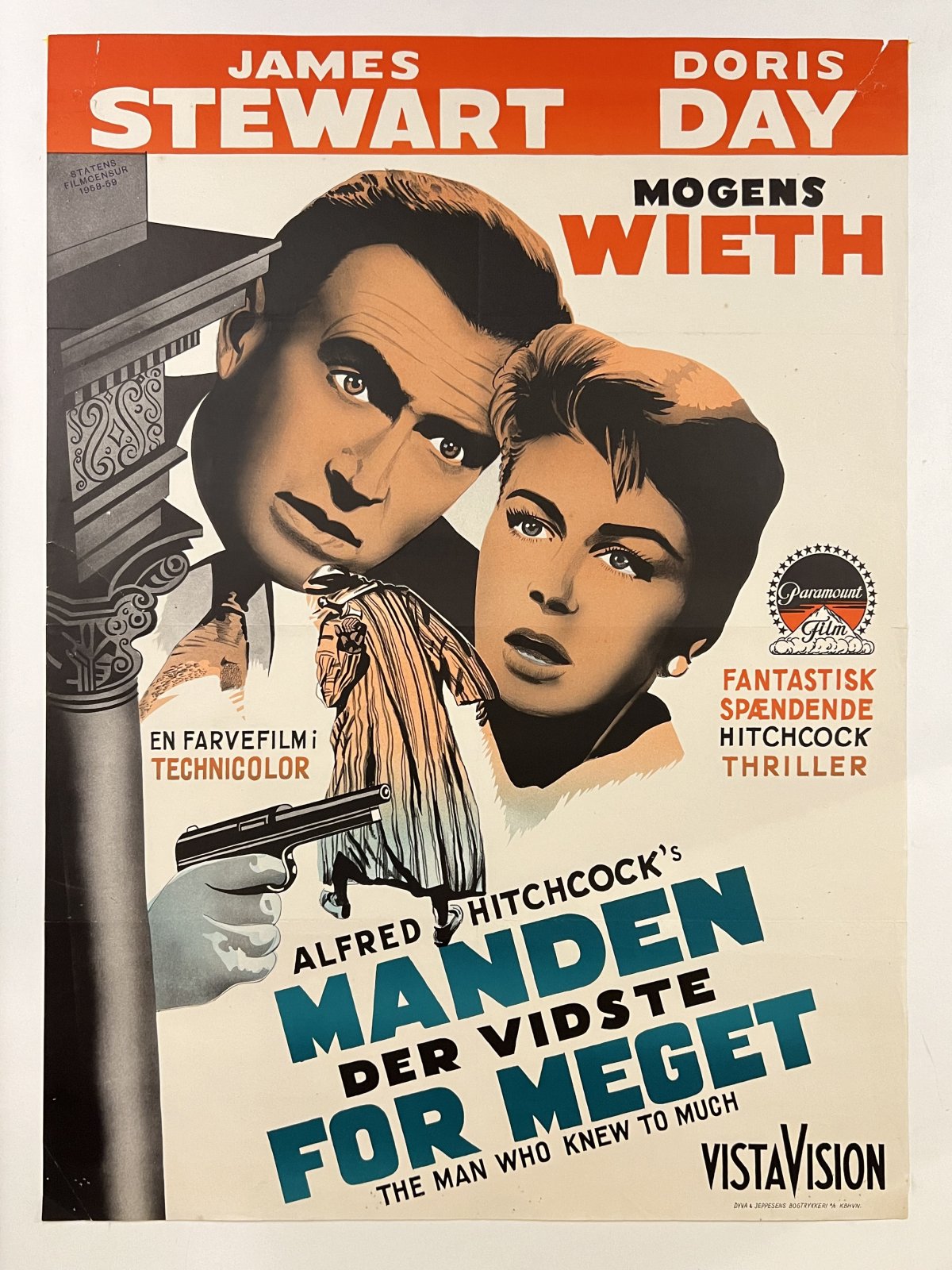 Manden Der Vidste For Meget - Krimi/Thriller - FilmPlakaten.Com