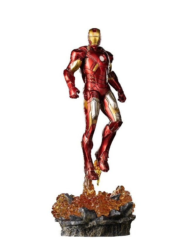 Marvel: Iron Man Battle of NY 1:10 Scale Statue - Statuer Skala 1:10 ...