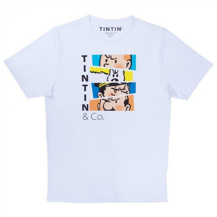 Tintin T-Shirt - Tintin & Co - Hvid Med Farvet Tryk - T-Shirts ...